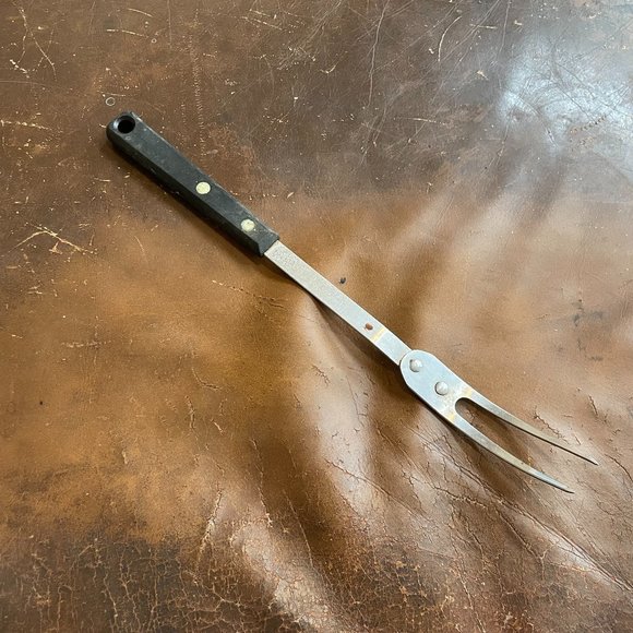 Vintage | Kitchen | Vintage Ekco Forge Curved Meat Carving Serving Fork ...